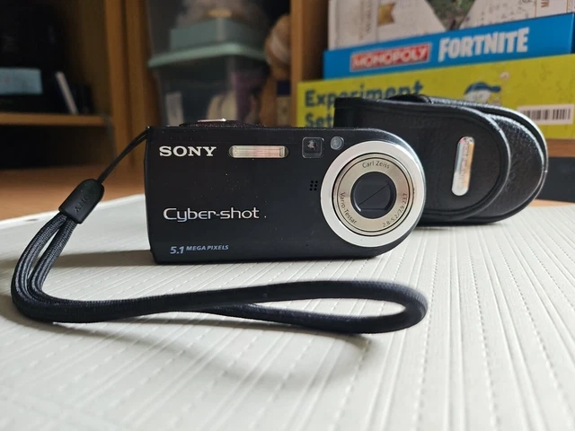 SONY CYBER-SHOT DSC-P120 5.1MP Digital Camera - Black £29.00 - PicClick UK