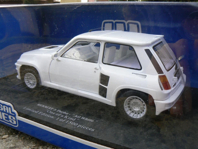 RENAULT 5 R5 turbo all white blanche 1/18 1:18 UH universal hobbies EUR ...