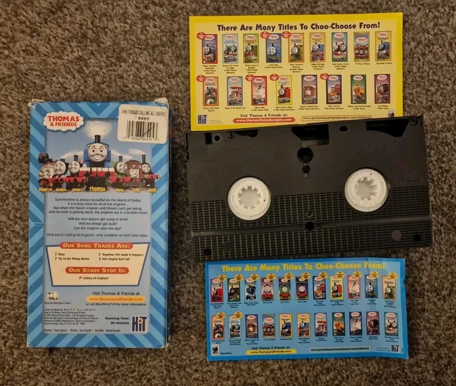 THOMAS THE TANK Engine & Friends Calling All Engines VHS 2005 Video Tape Train £59.99 - PicClick UK
