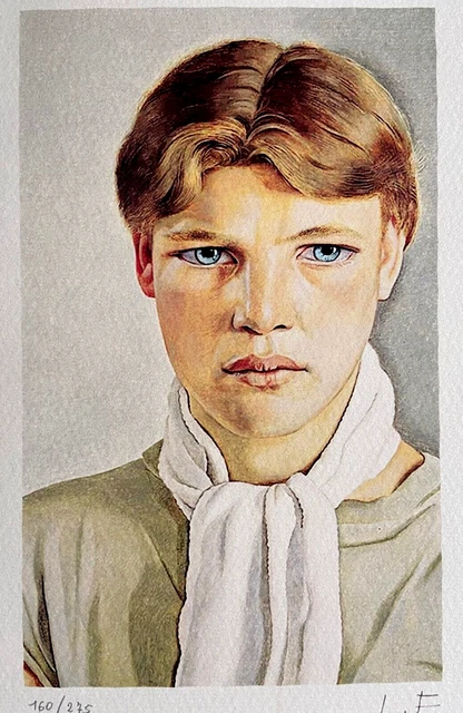 LUCIAN FREUD ORIGINAL COA Lithograph Hand Numbered Signed Limited $348. ...