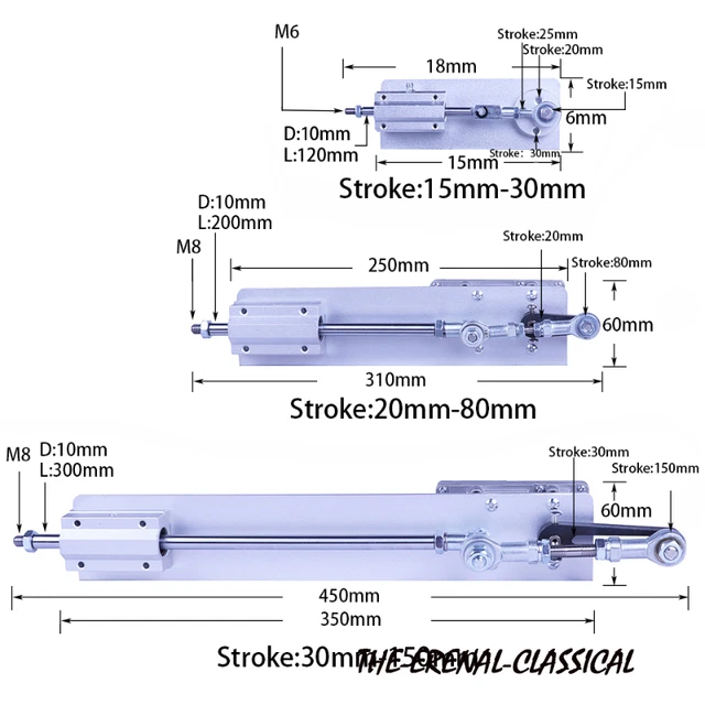 Reciprocating Linear Motor Diy Sex Machine Telescopic Linear Actuator