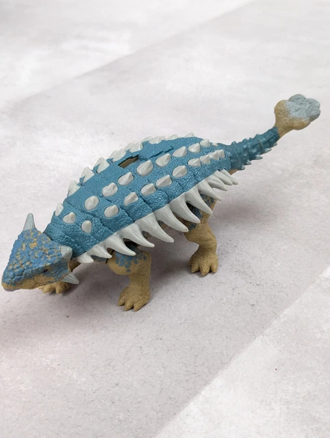 JURASSIC WORLD CAMP Cretaceous Ankylosaurus Bumpy Action Figure with ...