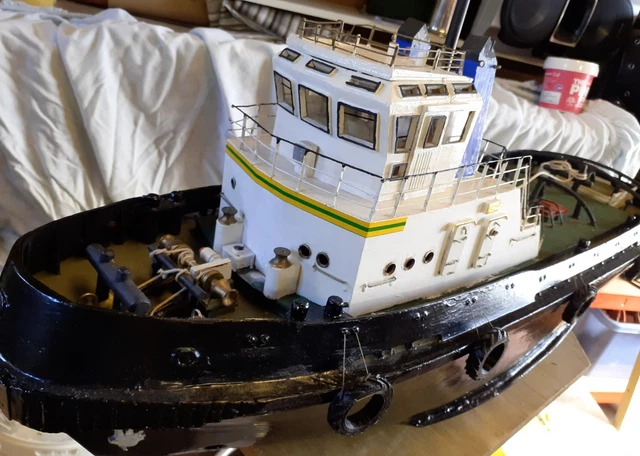 VINTAGE SMIT NEDERLAND RC MODEL TUG BOAT. Billings Boats. With Radio £ ...