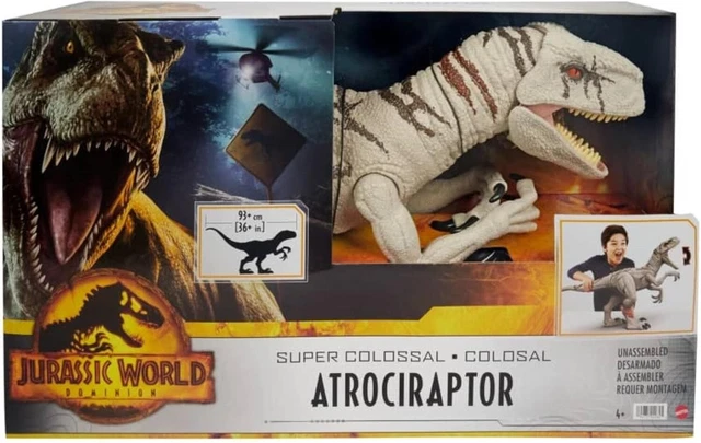 MATTEL JURASSIC WORLD Dominion Atrociraptor Super Colossal $112.77 ...