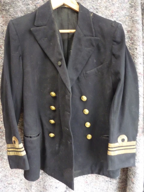 ORIGINAL WW2 BRITISH Royal Navy Officers Jacket - 1931 Dated & Named £ ...