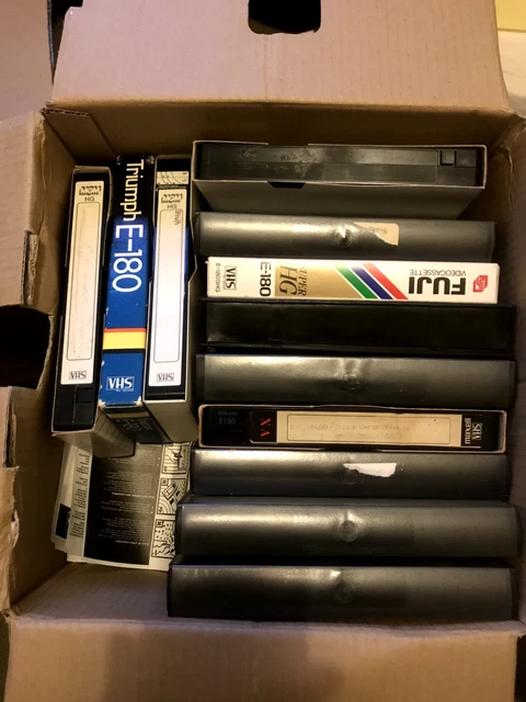 20 USED VHS tapes TV programmes from your past £15.00 - PicClick UK