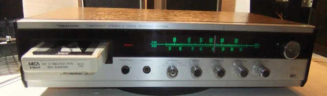VINTAGE REALISTIC 8 Track Player & Receiver Model 12-1404 AM/FM *ALMOST ...