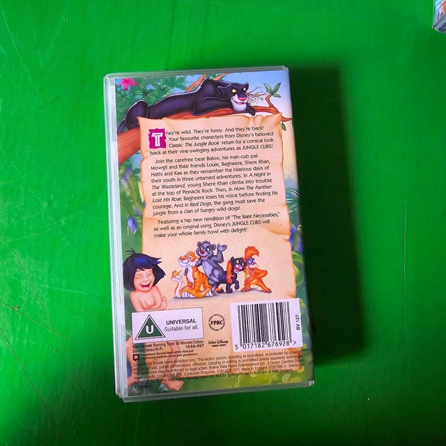 DISNEY THE JUNGLE Book's Jungle Cubs Born To Be Wild Vhs £6.00 ...