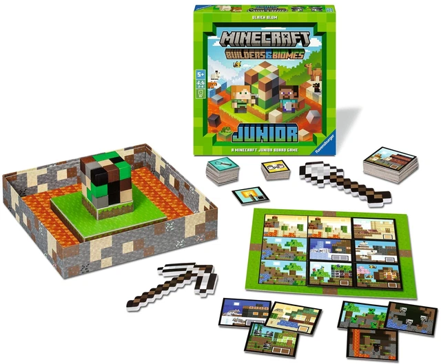 RAVENSBURGER BOARD GAME Minecraft: Builders & Biomes Junior - £83.06 ...