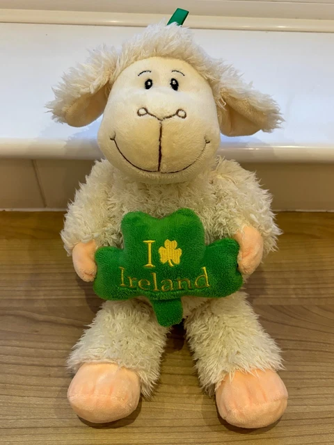LIAM THE LAMB Sheep Plush Soft Cuddly Toy I Love Ireland Carrolls ...