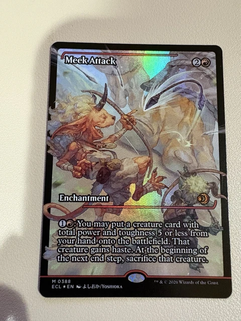 MEEK ATTACK (SHOWCASE Foil) Mythic MTG Lorwyn Eclipsed £23.32 - PicClick UK