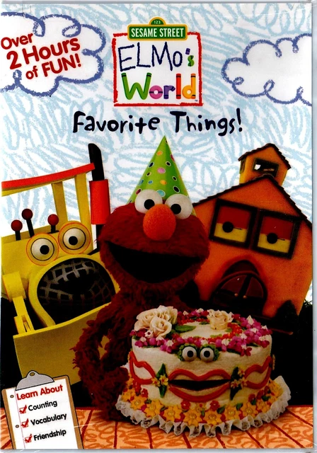 New Dvd Sesame Street Elmos World Favorite Things Dinosaurs The Beach 1249 Picclick Ca