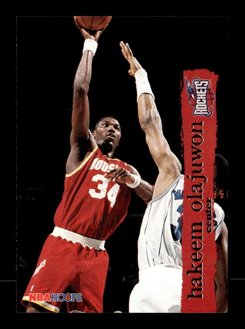 HAKEEM OLAJUWON 1995-96 Hoops #63 Houston Rockets EUR 2,98 - PicClick FR