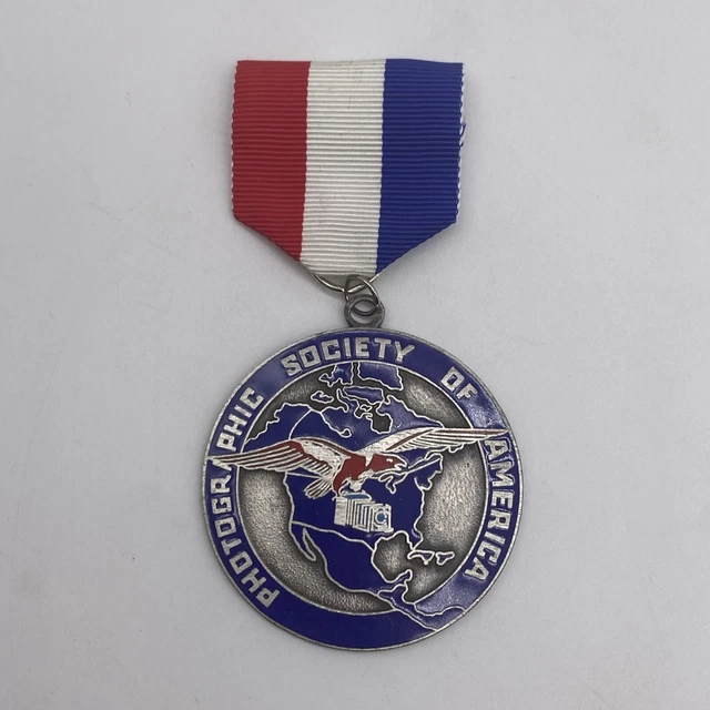 PHOTOGRAPHIC SOCIETY OF America Photo Story Slides Award Medal £14.14 ...