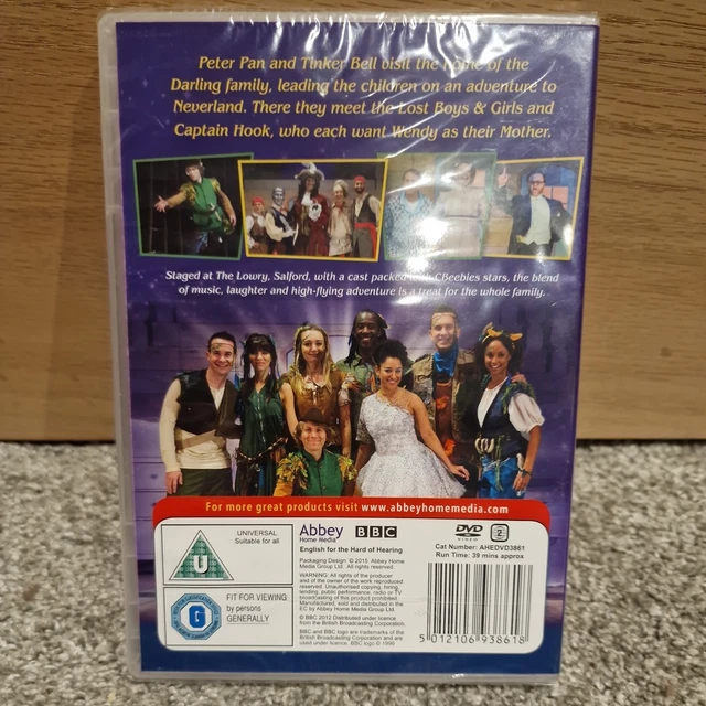 PETER PAN CBEEBIES Pantos DVD; Brand new sealed - Region 2 £8.99 ...