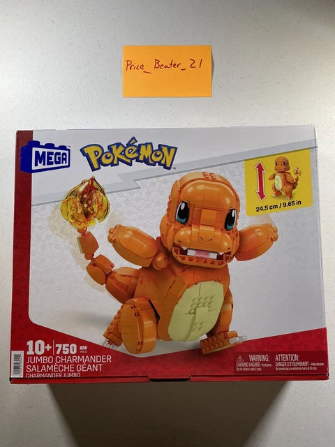 MEGA CONSTRUX POKÉMON Jumbo Charmander Building Set - 750 pcs NIB ...