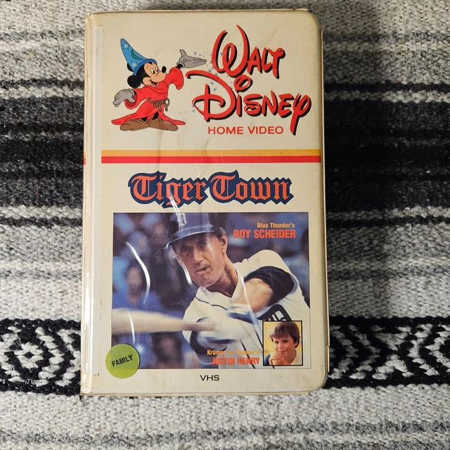 WALT DISNEY HOME Video Tiger Town VHS Tape 1983 Baseball White ...