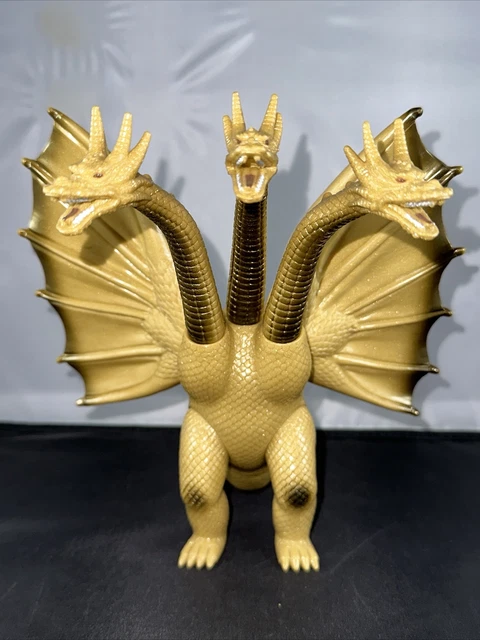 1984 BANDAI KING Ghidorah Godzilla Vintage 9" Figure Complete Horns! £ ...