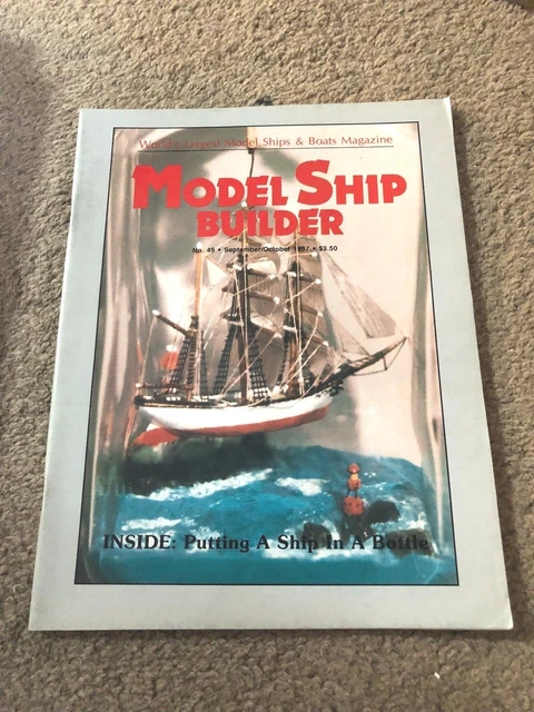 SEPT/OCT 1987 MODEL SHIP BUILDER boat model magazine $12.00 - PicClick