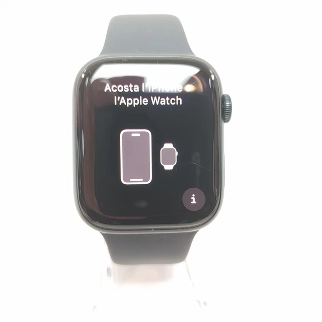 APPLE WATCH SERIES 9 45mm GPS + Cel (A2984) Midnight (PO200759) EUR 345 ...
