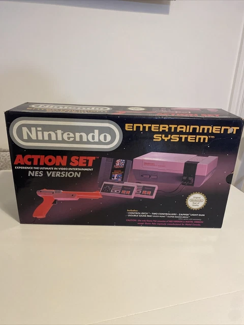 NINTENDO ENTERTAINMENT SYSTEM NES Action Set Console - Mario Duck Hunt ...