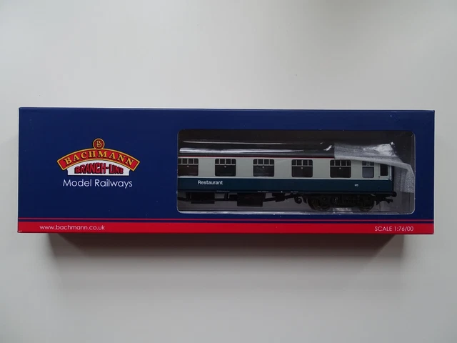 BACHMANN 39-250A BR Mk1 Rfo Resturant First Open Blue & Grey Oo Gauge £ ...