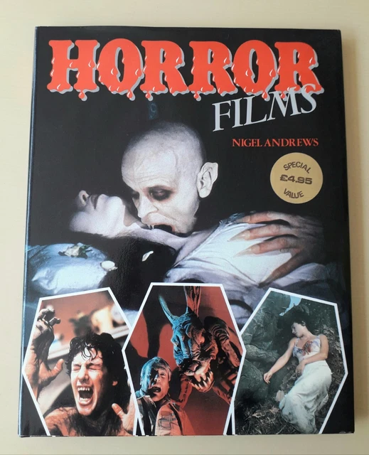 NIGEL ANDREWS HORROR FILMS Admiral Books - Hardback + Dust Jack Vintage ...
