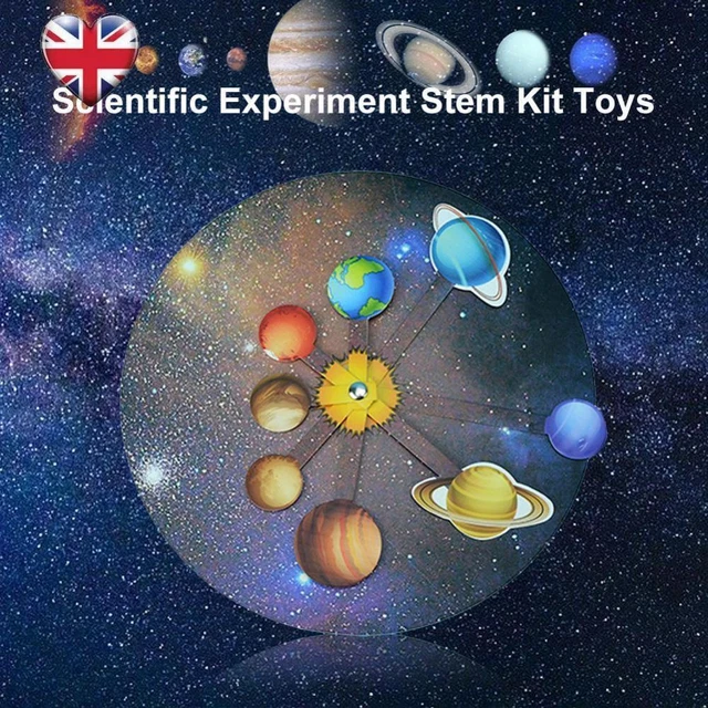 DIY SOLAR SYSTEM Planets Model Scientific Experiment Toy Kids ...