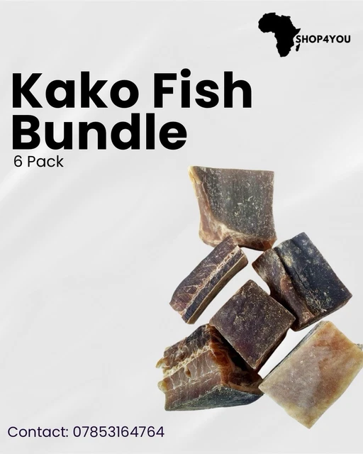 GHANA KAKO ( Dried Salted Fish) from Mankessim, Ghana | 6 Pack £12.99 ...