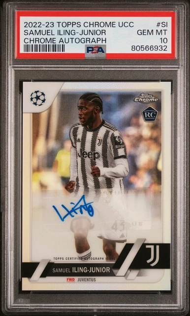 2022-23 TOPPS CROMATO UCC Samuel Iling-Junior Auto Rookie RC PSA 10 EUR 71,21 - PicClick IT