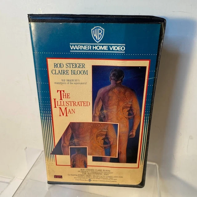 THE ILLUSTRATED MAN, VHS Warner Bros Clamshell Ray Bradbury Sci-Fi £9. ...