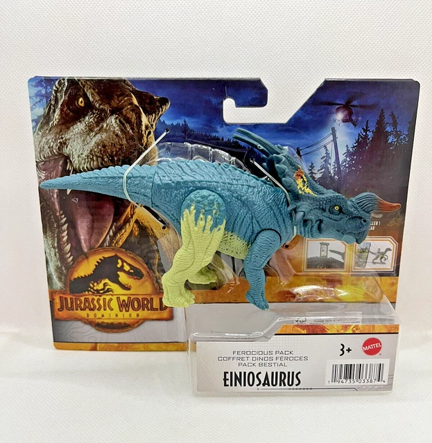 Einiosaurus Jurassic World Dinosaur Figure Ferocious Pack Toy Dominion Park New Eur 1985