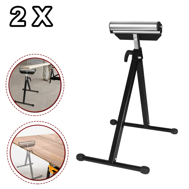 2ER ROLLENBOCK KLAPPBOCK Höhenverstellbar Rollbock Rollenständer Stützbock Set EUR 30,59 ...