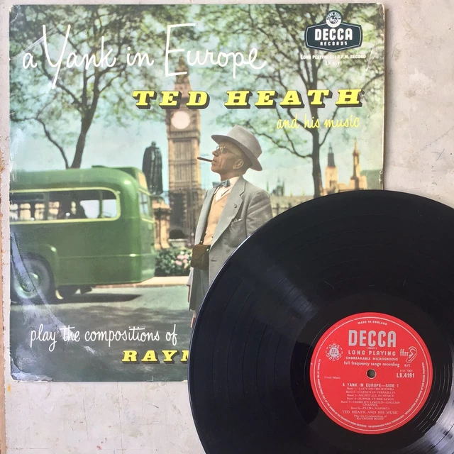 TED HEATH ~ A Yank In Europe (Decca LK 4191) 1957 1st UK Heavy Weight ...