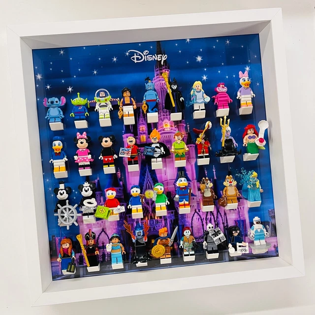 LARGE DISPLAY CASE Frame For Lego ® Disney Series 1 & 2 Minifigures ...