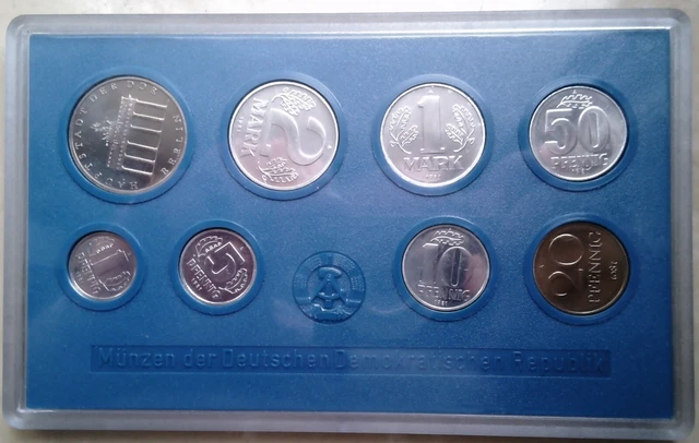 ORIGINAL KURSMÜNZSATZ DER DDR - KMS 1981 EUR 33,40 - PicClick DE