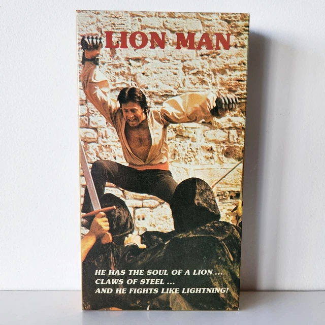 VERY RARE VINTAGE LION MAN (1975) VHS MOVIE - Boomerang Films ...