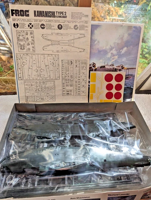 RARE! FROG KAWANISHI 'Emily' FLYING BOAT MODEL AIRCRAFT KIT - 1:72 ...