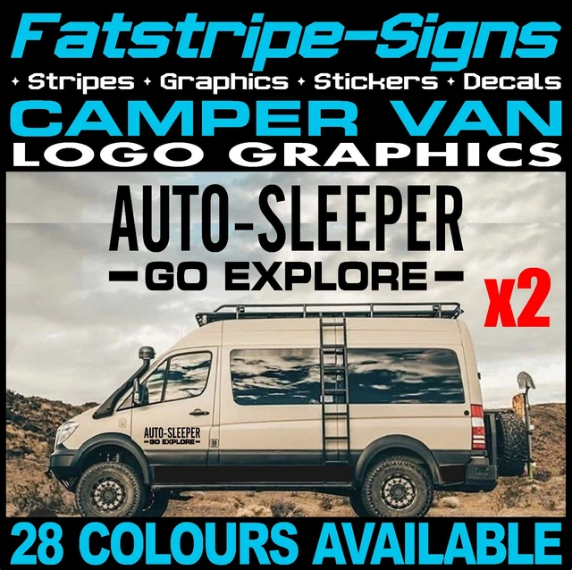AUTO SLEEPER LOGO Stickers Graphics Decals Camper Van Motorhome Caravan ...
