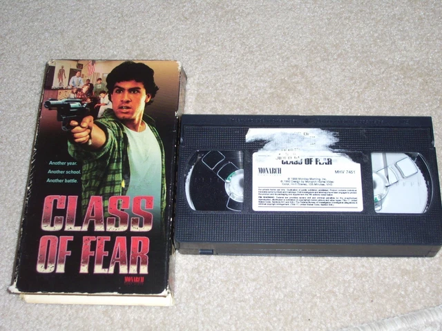 CLASS OF FEAR~1988 (VHS), NOAH BLAKE, JULIANNE McNAMARA, RARE Action ...