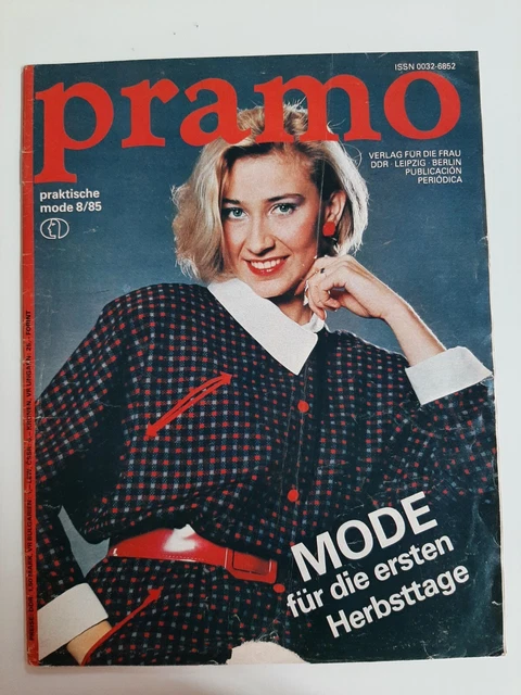PRAMO 8/85, Mode-und Schnittmusterheft, DDR, vollständig EUR 5,00 ...