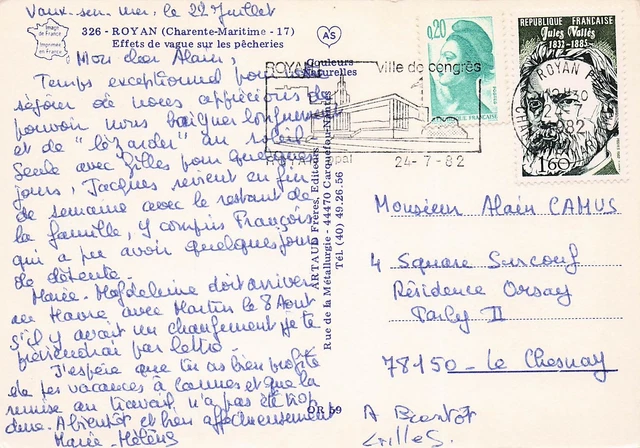 17 ROYAN EFFETS De Vague Sur Les Pecheries EUR 5,90 - PicClick FR