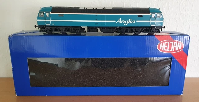 HELJAN OO GAUGE 4662 Class 47 47714 Anglia Railways Blue Teal £120.00 ...
