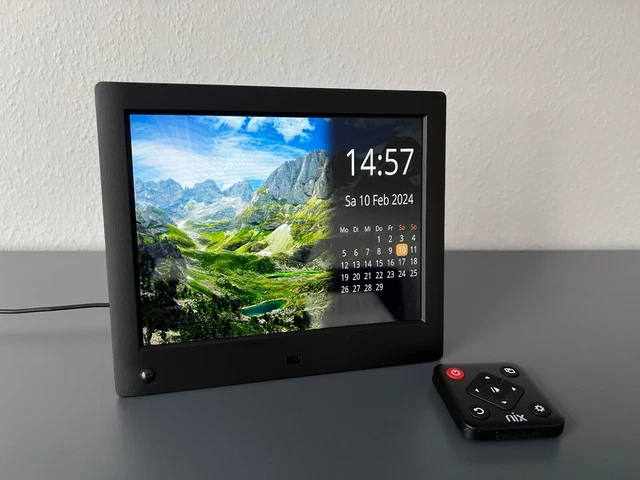 NIX DIGITALER BILDERRAHMEN X08E - 8 Zoll - TOP mit Fernbedienung - USB ... NIX DIGITALER BILDERRAHMEN X08E - 8 Zoll - TOP mit Fernbedienung - USB ...