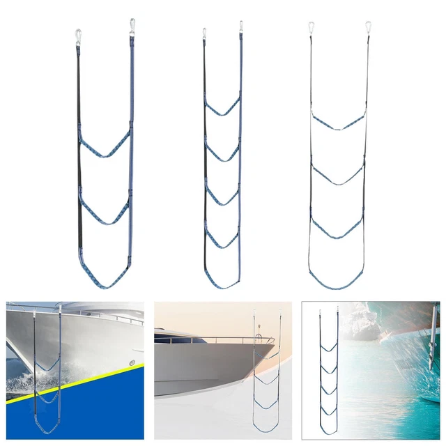 NYLON INFLATABLE BOAT Rib Boarding Ladder Swim Ladder for Kayaking ...