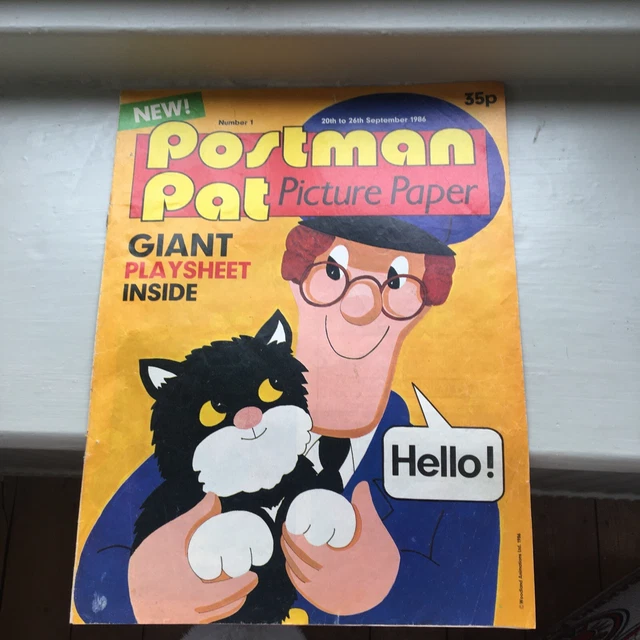 VINTAGE 14 Copies of Postman Pat Starting With Number ONE Magazine ...