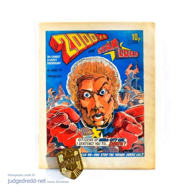 2000AD PROG 94 1st Judge Fish Cal Comic Book Starlord New Year 6 1 78 ...