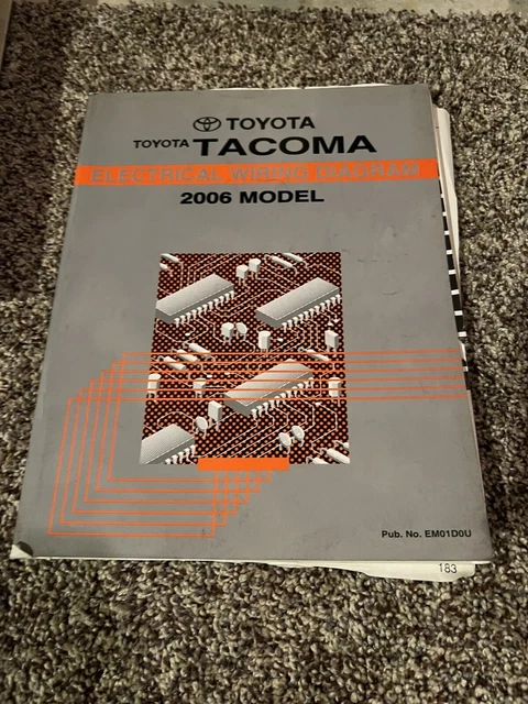 2006 TOYOTA TACOMA Truck Electrical Wiring Diagram Manual PreRunner ...