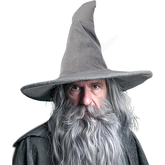 CLASSIC WIZARD HAT for Adults Witch Sorcerer Accessories Costume ...