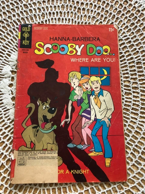 Scooby Doo Where Are You Hanna Barbera Gold Key Comic March 1970 No 1 £